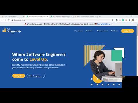 MLH Fellowship (Major League Hacking) - YouTube