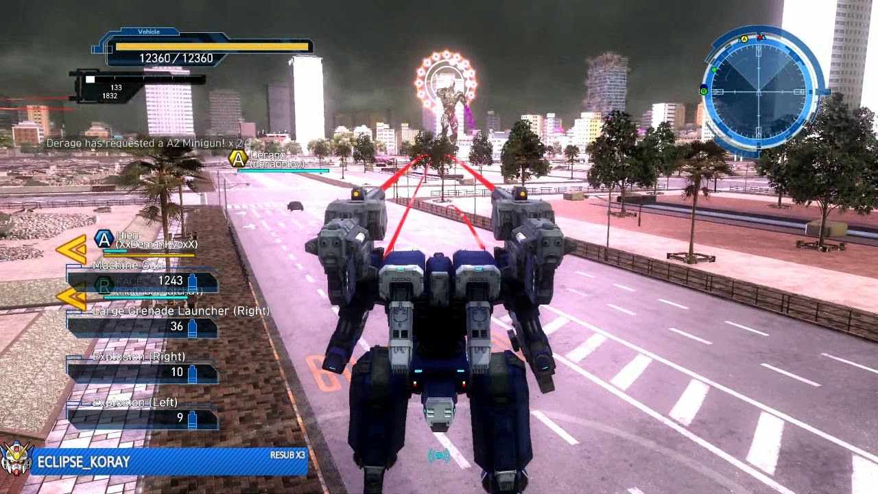 Let's Laugh Earth Defense Force 5 - Final Boss - YouTube