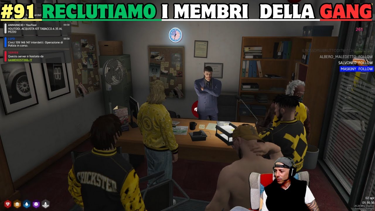 [CODE] #91 RECLUTIAMO i MEMBRI della GANG - FIVEM SERVER RP ROLEPLAY ...