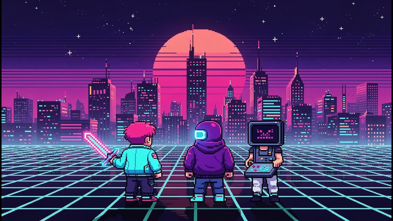 Neon Nights & Retro Vibes Lo-Fi Synthwave to Relax & Create - YouTube