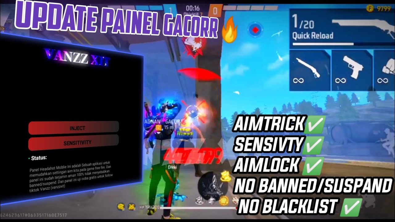 UPDATE 📍LEGIT AIMLOCK 🇮🇩🇧🇷 PANEL FF AIMLOCK || PAINEL FF AUTO HEADSHOT ...