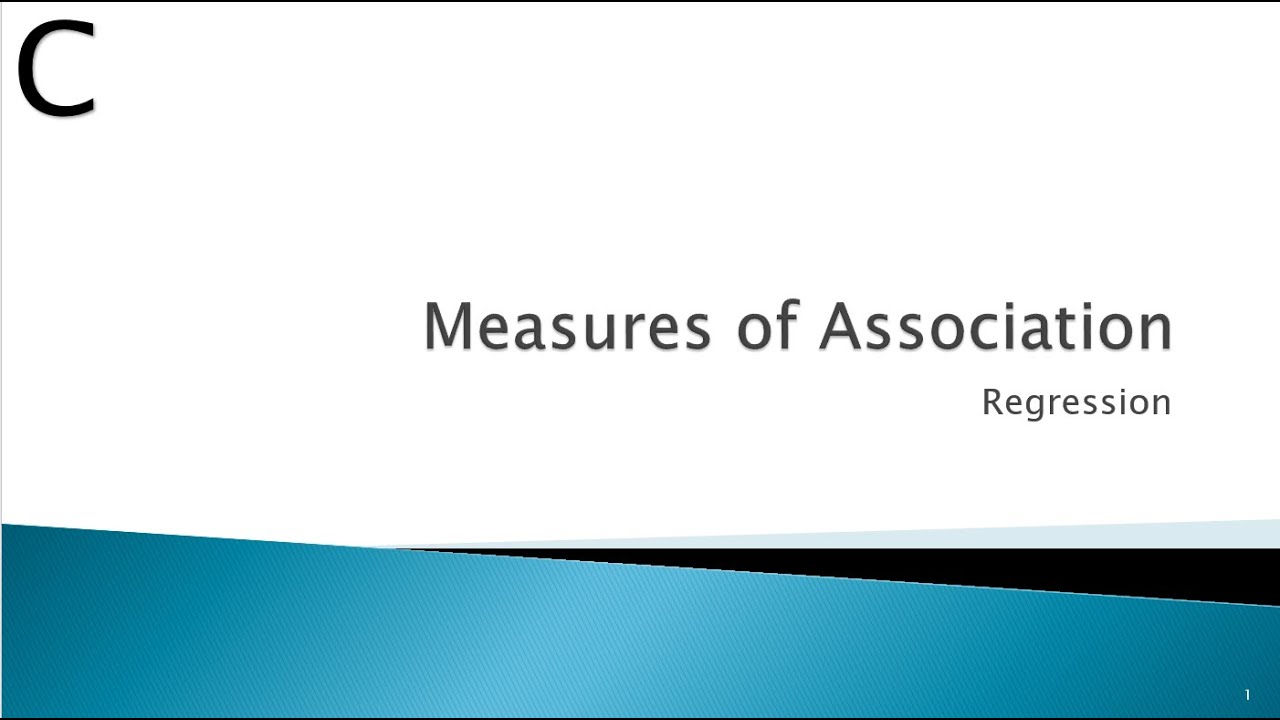 Measures of Association: Concept - YouTube