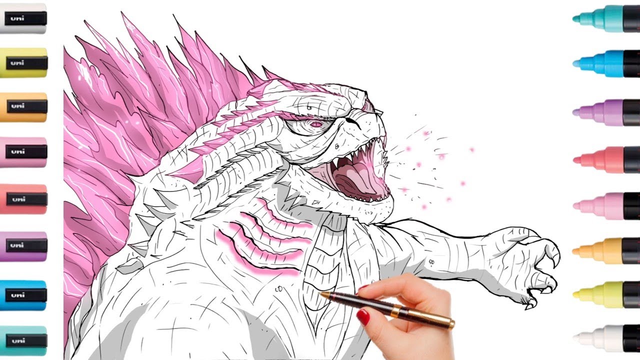 Art Land How To Draw Godzilla at Dorothy Ledford blog