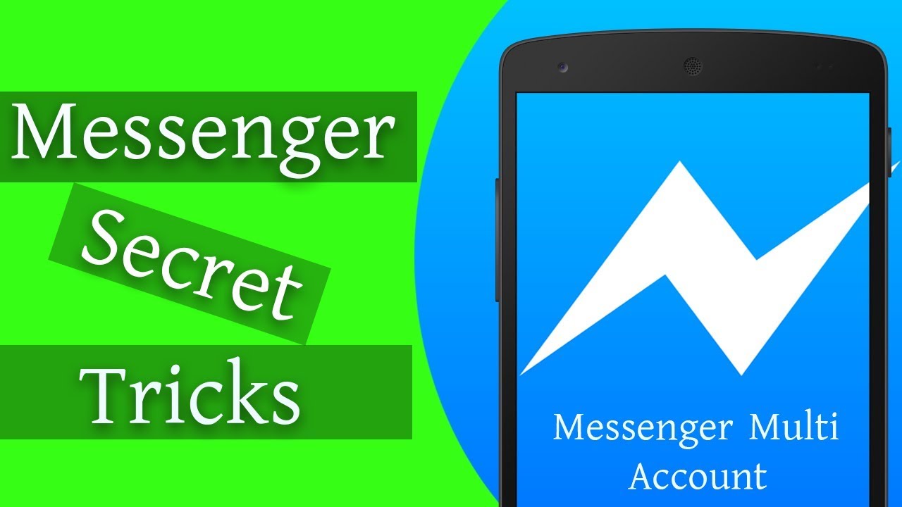 Messenger Secret Tricks! Multi Facebook Account Login On Messenger ...