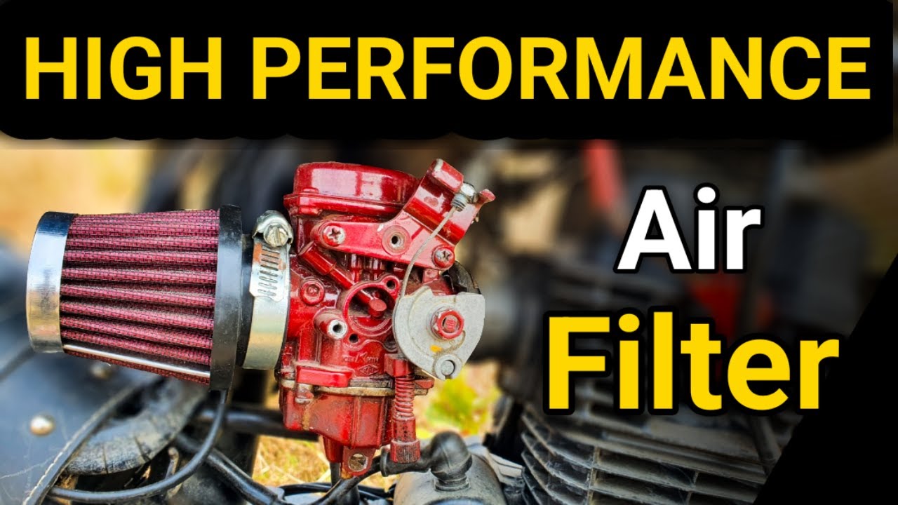 High Performance Air Filter For Bike | Performance Upgrade Modification ...