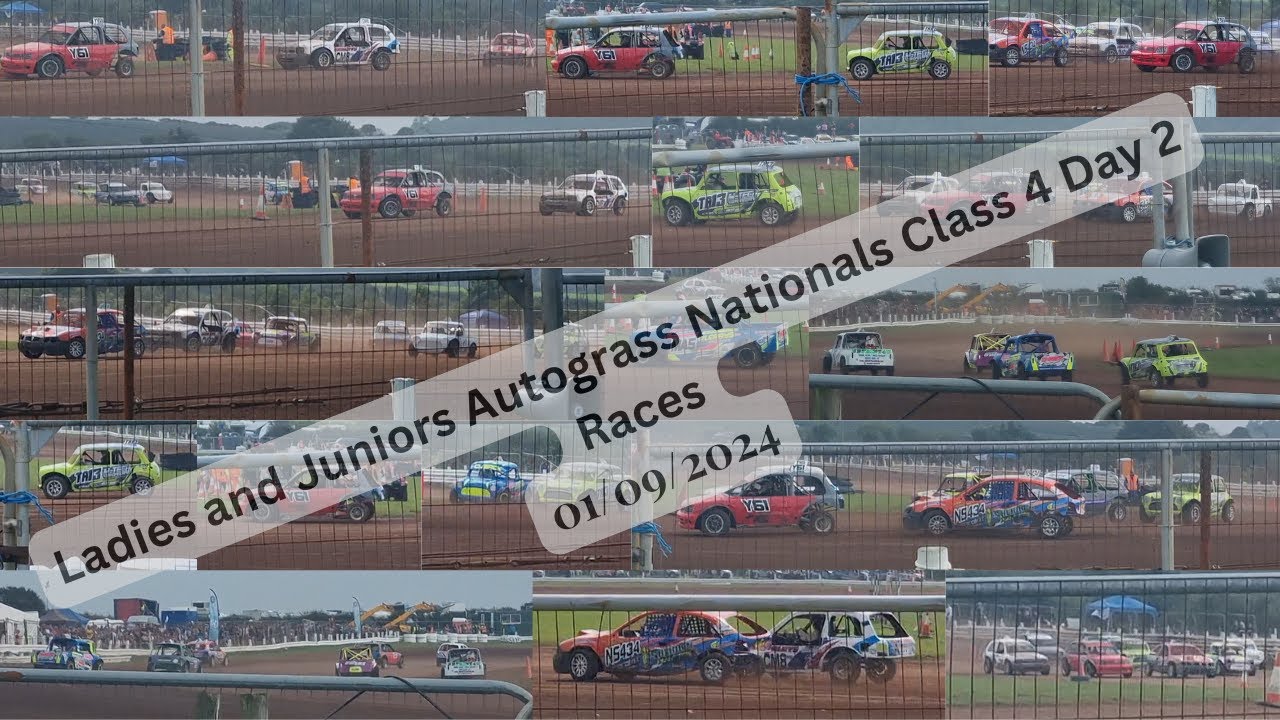 Ladies and Juniors Autograss Nationals Class 4 Day 2 Compilation 1st ...