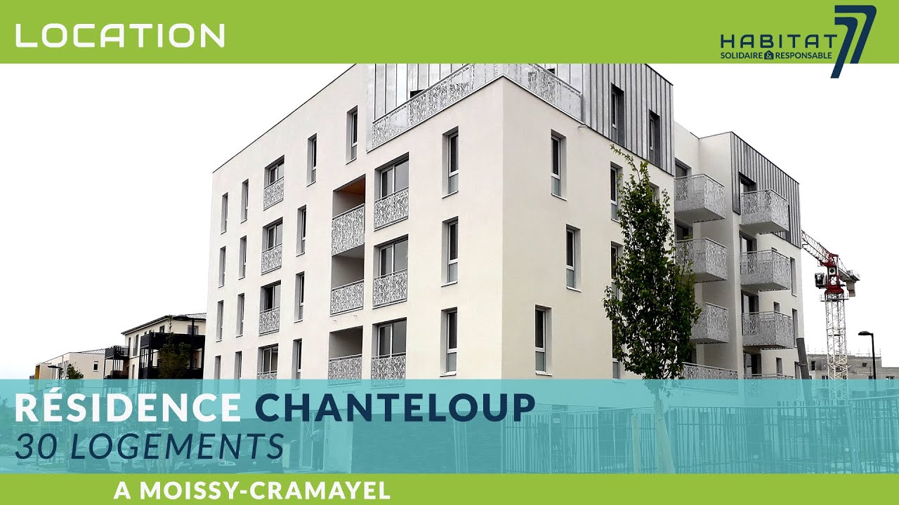 HABITAT 77, Location dans une nouvelle résidence, Moissy-Cramayel - YouTube