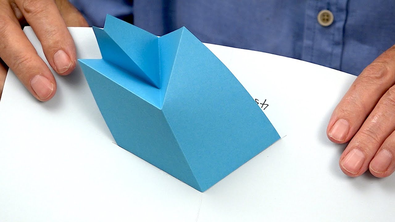 Pop-Up Tutorial 56 - Asymmetric V-Fold Extensions - YouTube