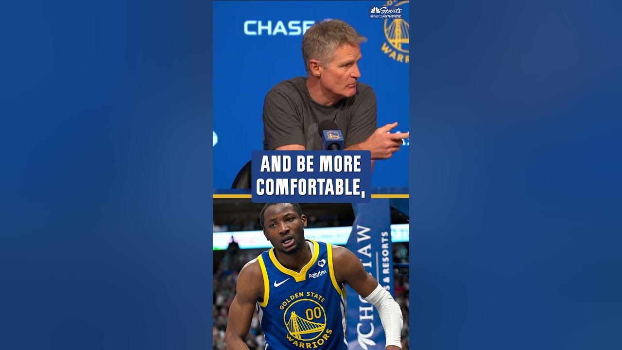 Steve Kerr on what Jonathan Kuminga's focus will be moving forward | NBC Sports Bay Area - YouTube