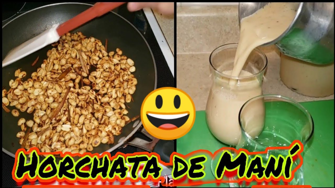 Horchata de maní | horcha de mani el salvador - YouTube