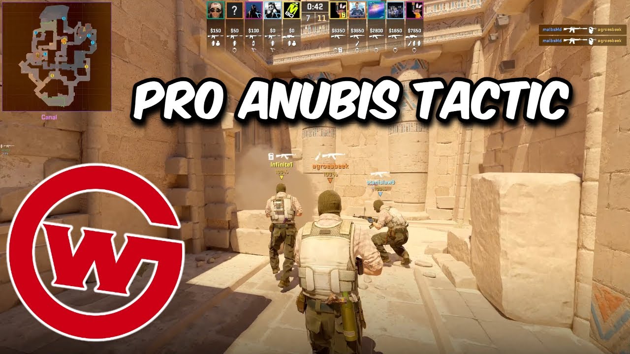 PRO Anubis Tactic That you need to use! - CS2 Strategy Breakdown - YouTube