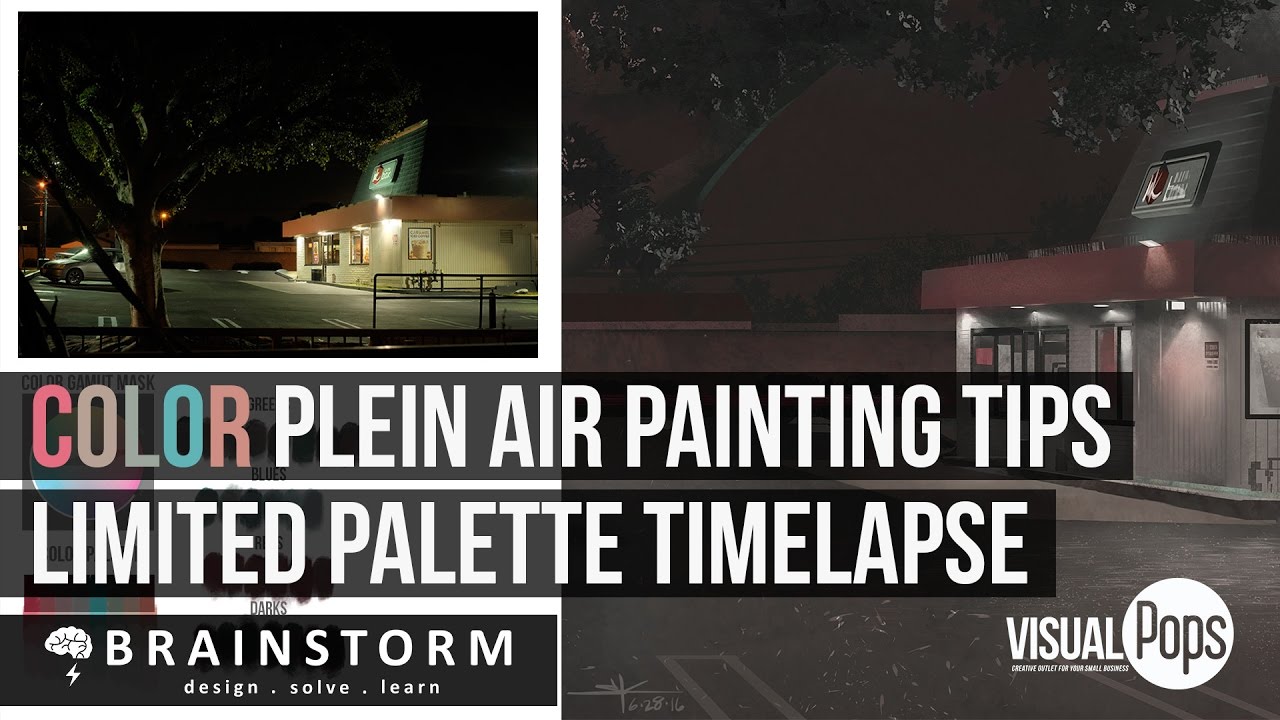 Color Plein-Air Digital Painting Tips | VisualPops - YouTube