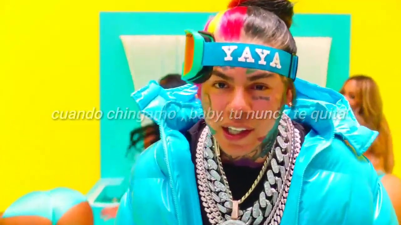 6IX9INE YAYA Video Oficial Letra en español - YouTube
