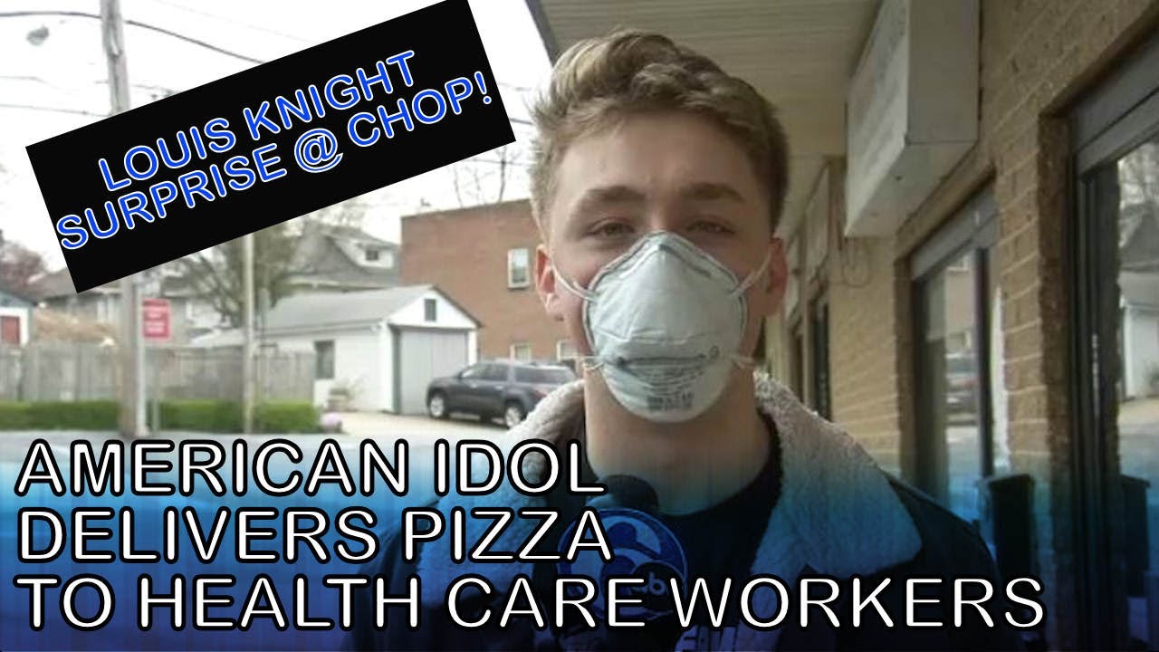 American Idol's Louis Knight delivers pizza to Philadelphia health care ...