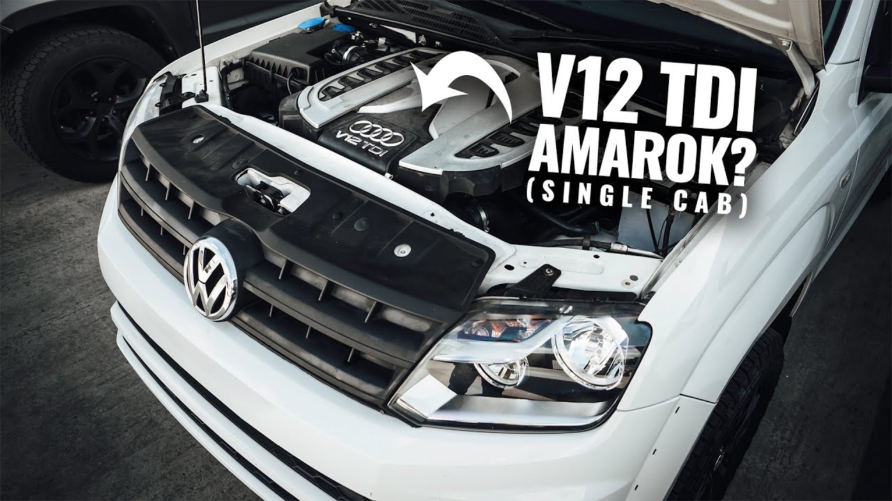 Should we V12 TDI swap our NEW Single Cab Amarok Project?? - YouTube