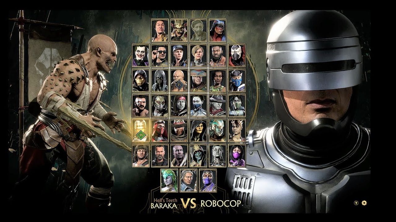 BARAKA VS ROBOCOP | MORTAL KOMBAT 11 | FIGHT - YouTube
