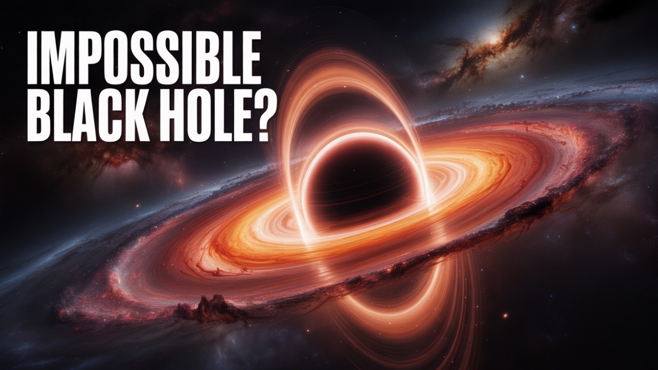 The Infinity Galaxy’s Impossible Black Hole –JWST’s Most Baffling Discovery Yet! #nasa #jwst # ...