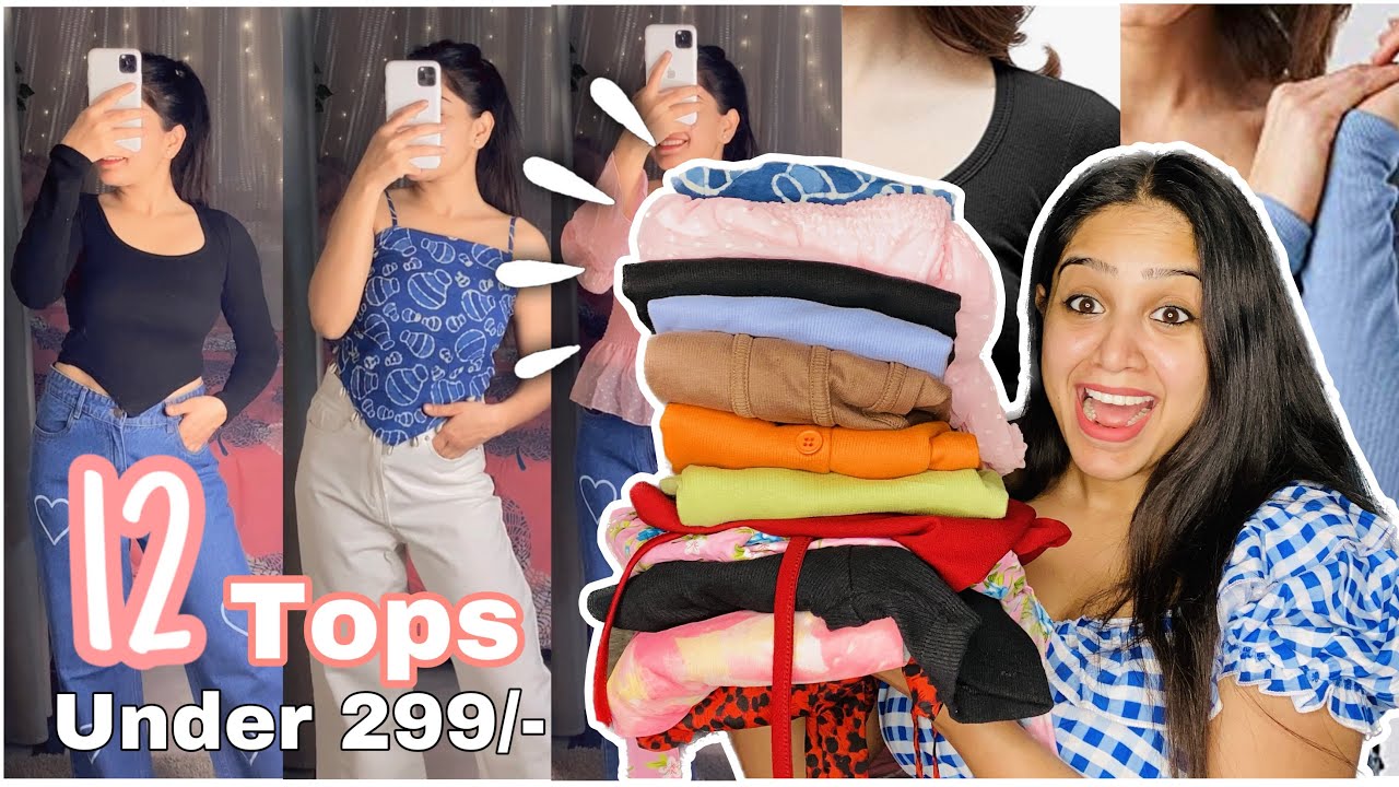 Affordable Summer Top haul starting ₹249/- | Full sleeves top / Crop ...