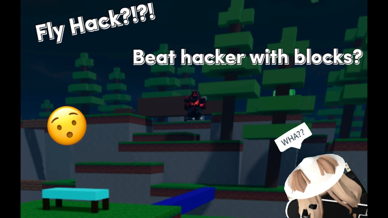 How to beat a HACKER only with "BLOCKS" - YouTube