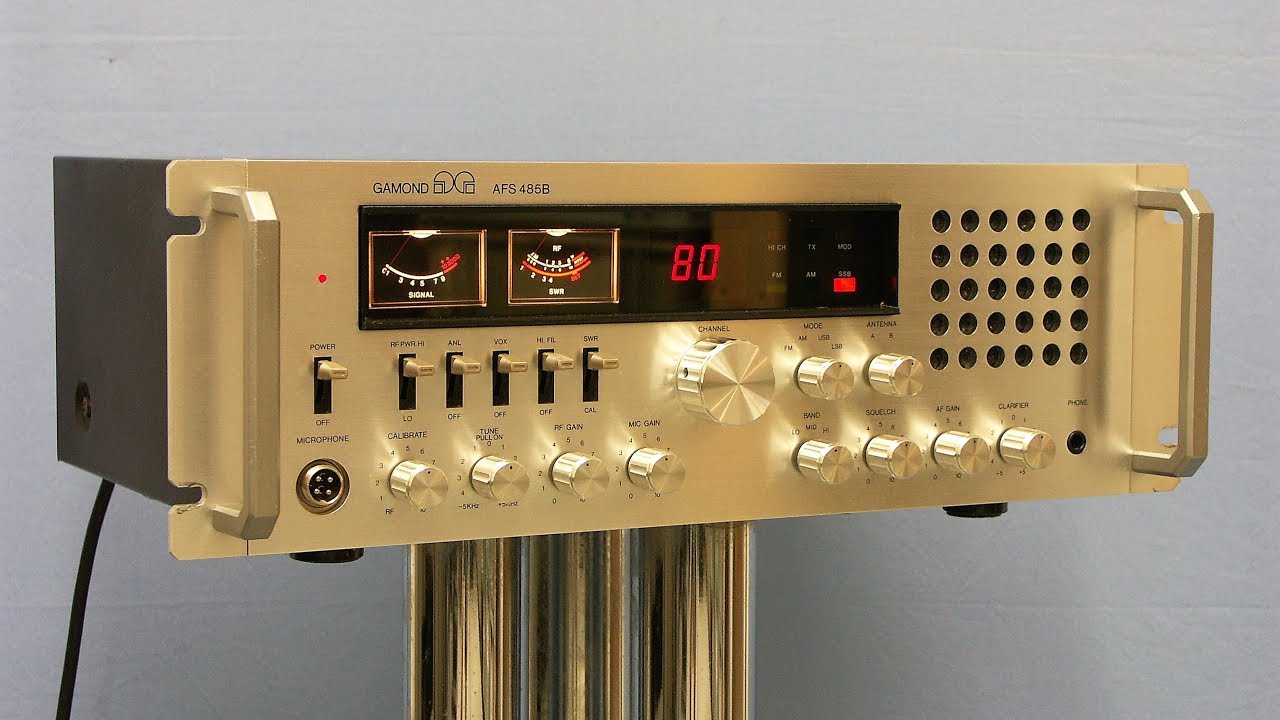 LAFAYETTE TELSAT 485B and TELSAT 805B, CB/HAM-radio review - YouTube
