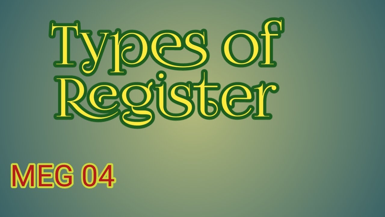 Types of Register in Sociolinguistics (MEG 04) - YouTube