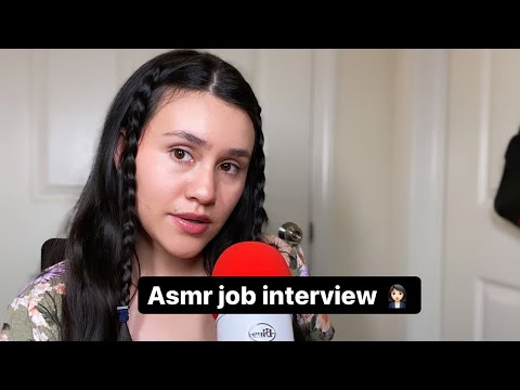 ASMR job interview 👩🏻‍💼 (very relaxing 😌/chill) - YouTube