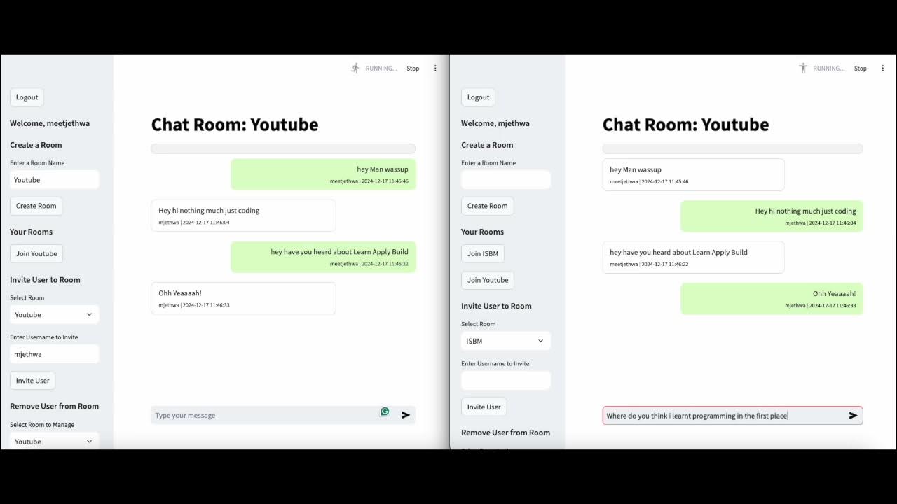 Build a Multi-User Chat App with Streamlit in Python | Step-by-Step Tutorial - YouTube