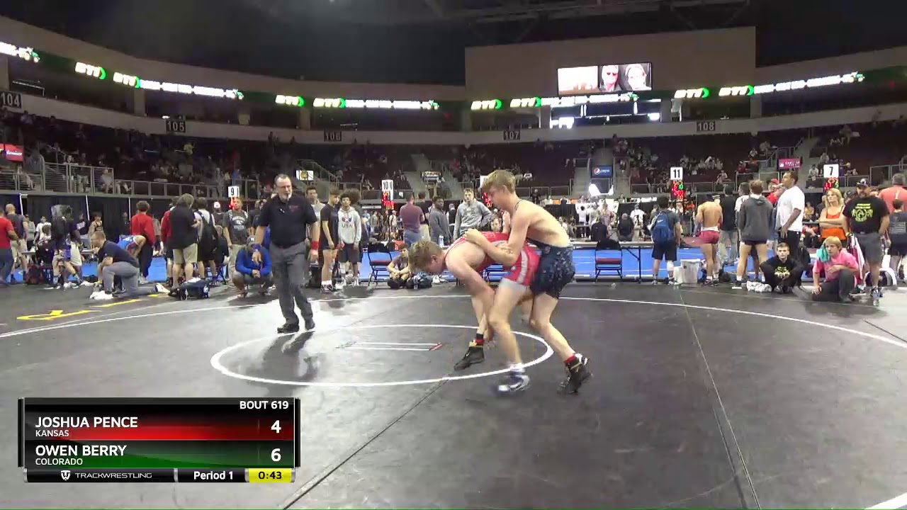 Cadet Men 126 Joshua Pence Kansas Vs Owen Berry Colorado - YouTube
