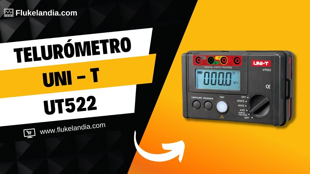 TELURÓMETRO UNI-T UT522 - YouTube