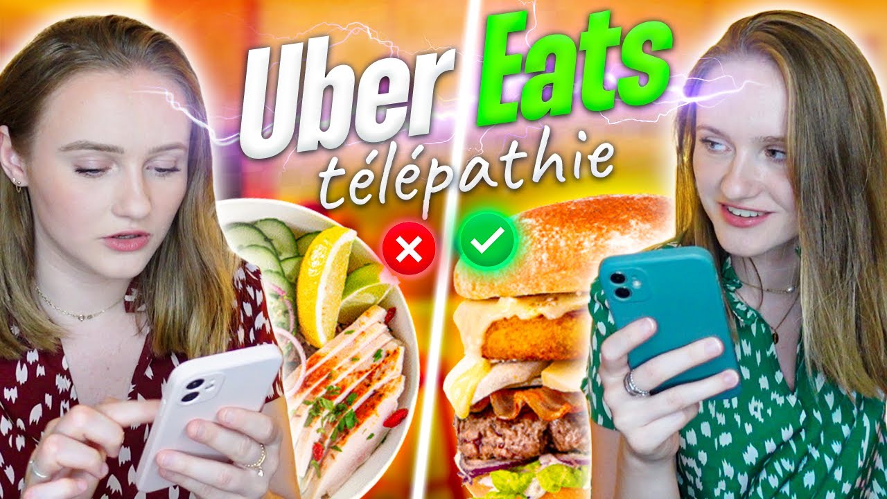 TWIN TELEPATHY SUR UBER EATS : va-t-on commander la même chose ? - YouTube