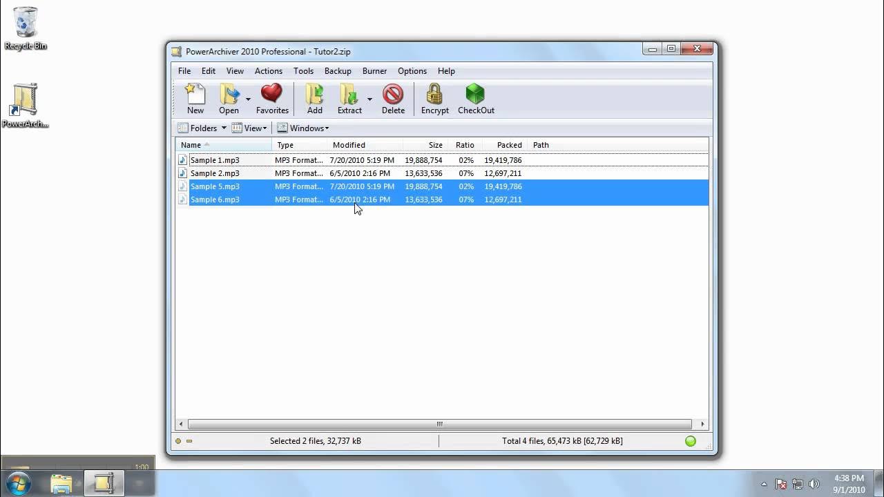 PowerArhiver Tutorial: Extracting files using PowerArchiver - YouTube