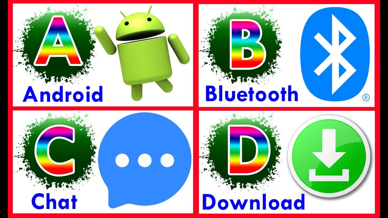 Top 3D Animation ABCD Song | A for Android | B for Bluetooth | Latest ...