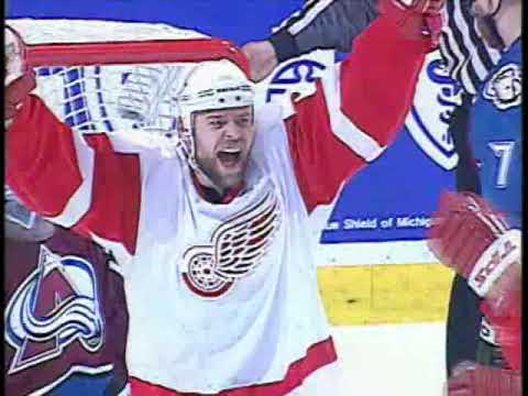 NHL WESTERN CONFERENCE FINALS 2002 - Game 7 - Colorado Avalanche @ Detroit Red Wings - ESPN