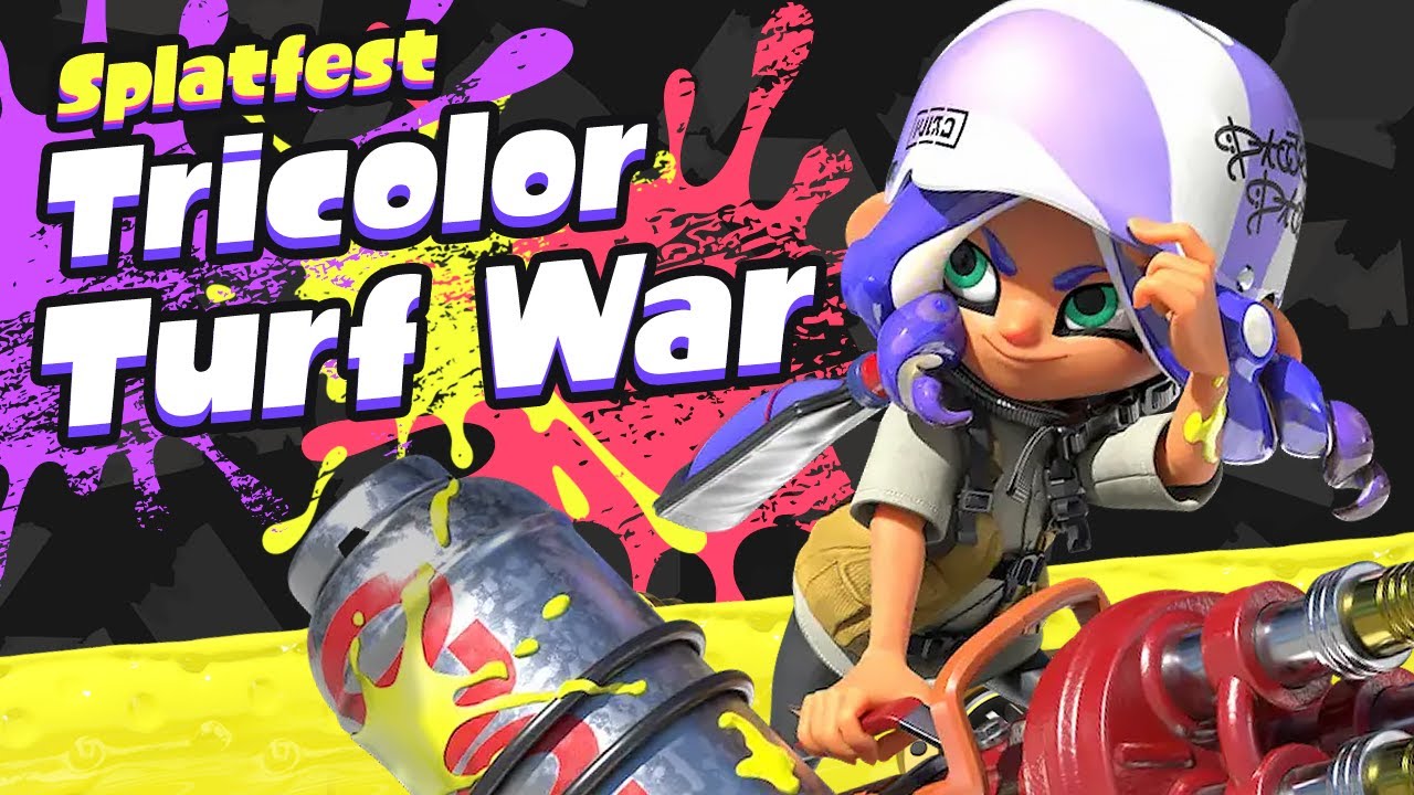 Splatfest Half-Time! TRI-COLOR BATTLES w/Andre! - TEAM GRUB, BABY ...