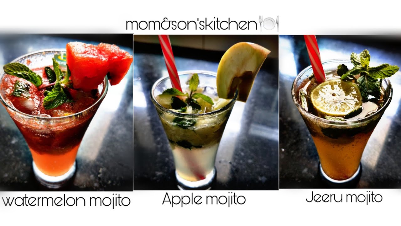 Mojito|3 Types Of Mojito|Watermelon Mojito|Apple Mojito|Jeeru Mojito ...