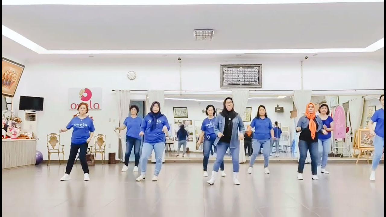 Amazing Mambo Line Dance | Happy Class | Choreo:Linah Lunardi (INA) - October 2024 - YouTube