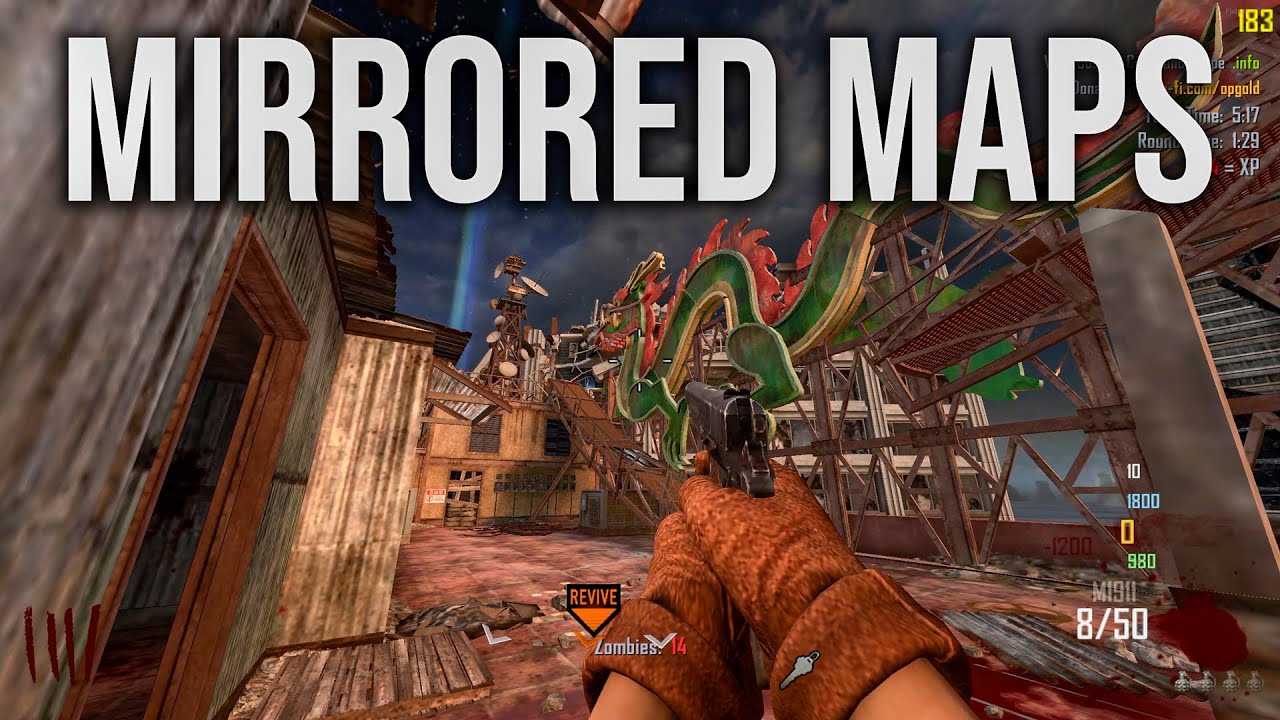 Playing INVERTED COD Zombies Maps… - YouTube