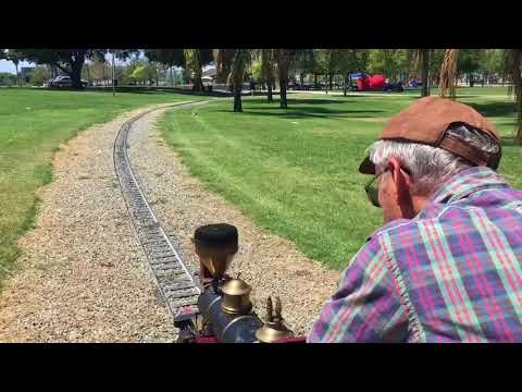 Mike Adamson’s first run, the Karen Anne 2-6-0 Mogul