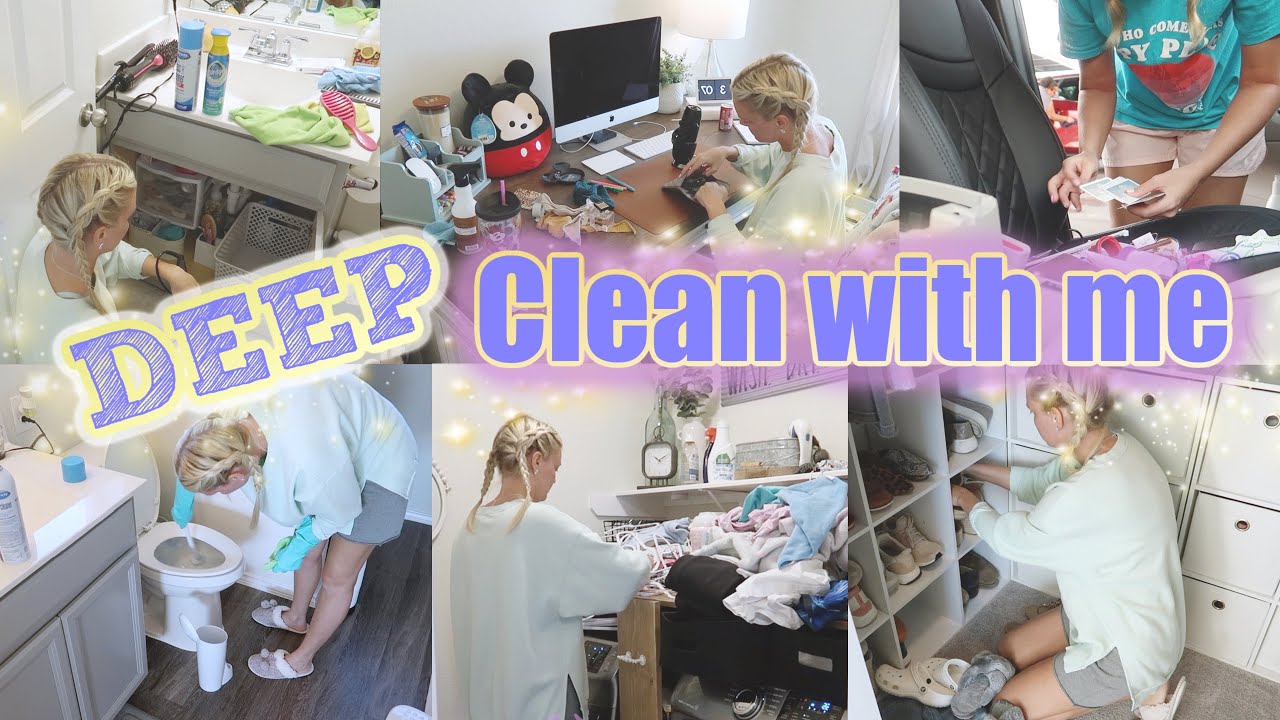 WHOLE HOUSE DEEP CLEAN WITH ME-PT 1 - YouTube