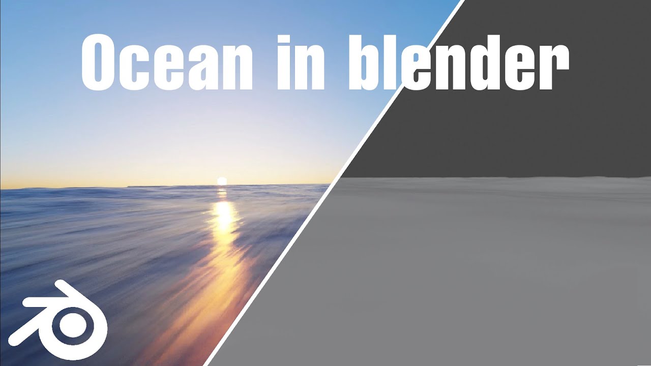 Realistic Ocean with sunny view | Blender 3.6 - YouTube