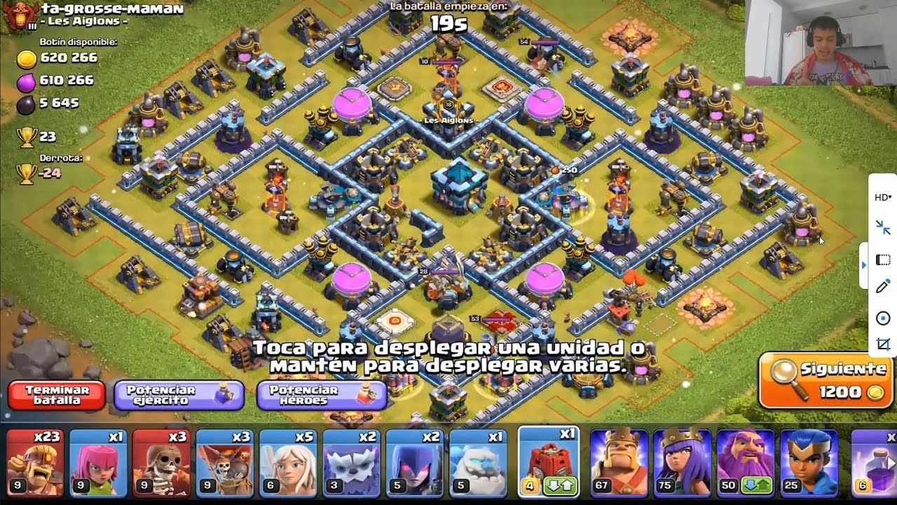 TH13 El ataque que te hará parecer pro en *Clash Of Clans* 💪🏽🎄🌟🌟🌟 - YouTube