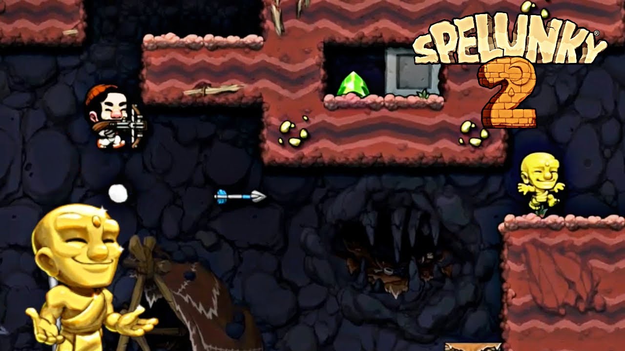 Yang Snipes Me From Mid-Air! | Spelunky 2 Online - YouTube