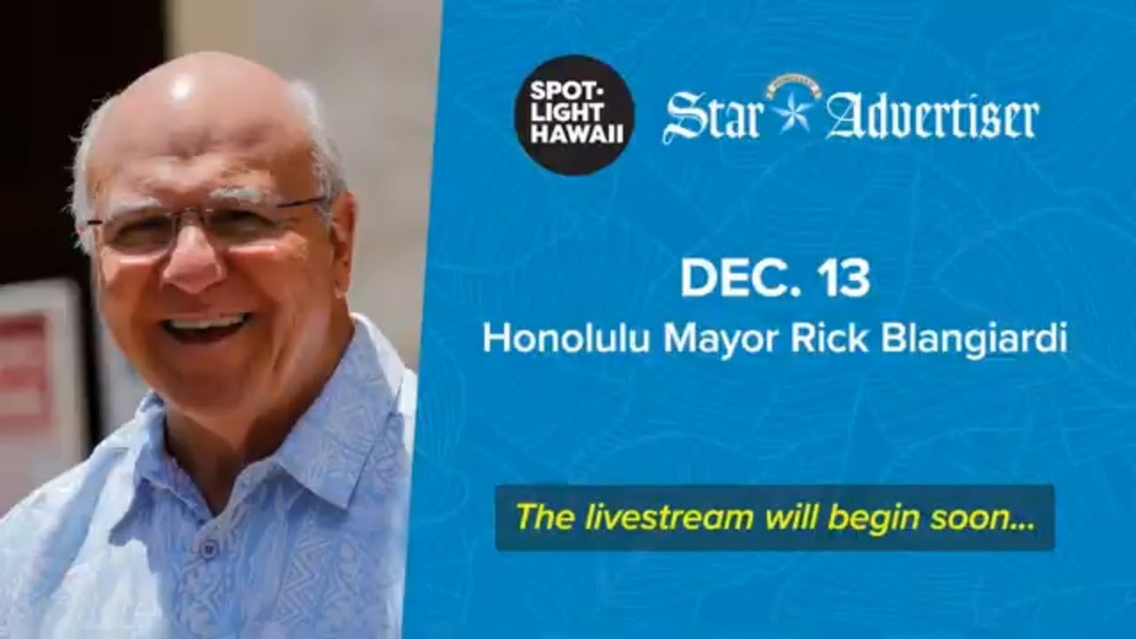 Honolulu Mayor Rick Blangiardi joins Spotlight Hawaii - YouTube
