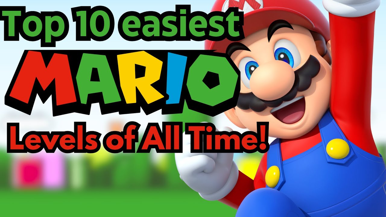Top 10 Easiest Mario Levels - YouTube