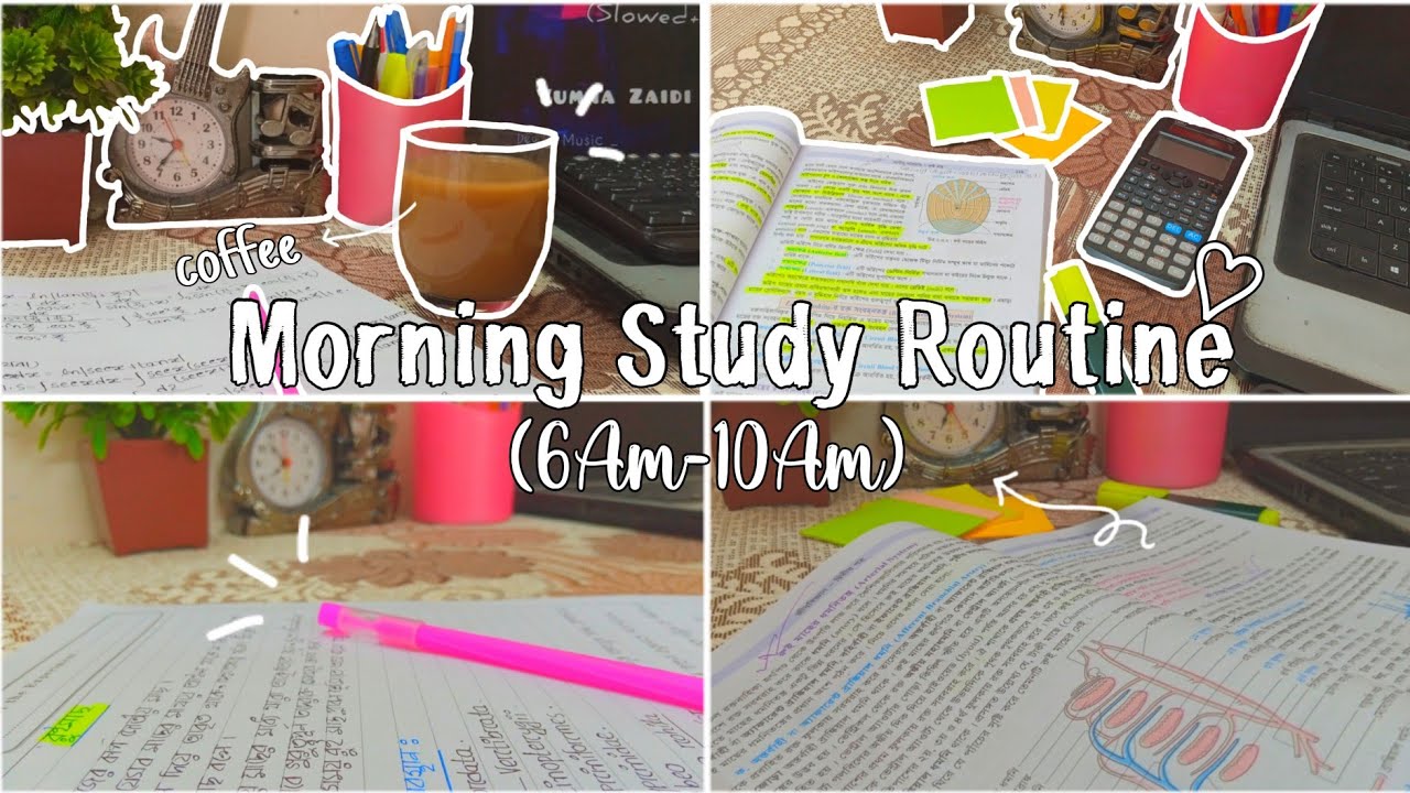 Morning study routine, silent vlog,eating,online class,unboxing ...