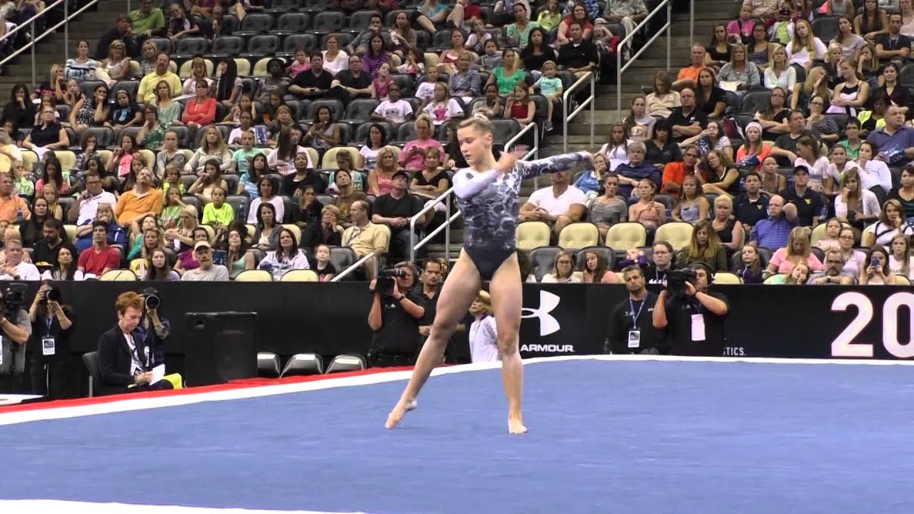 Madison Desch – Floor – 2014 P&G Championships – Sr. Women Day 1 - YouTube