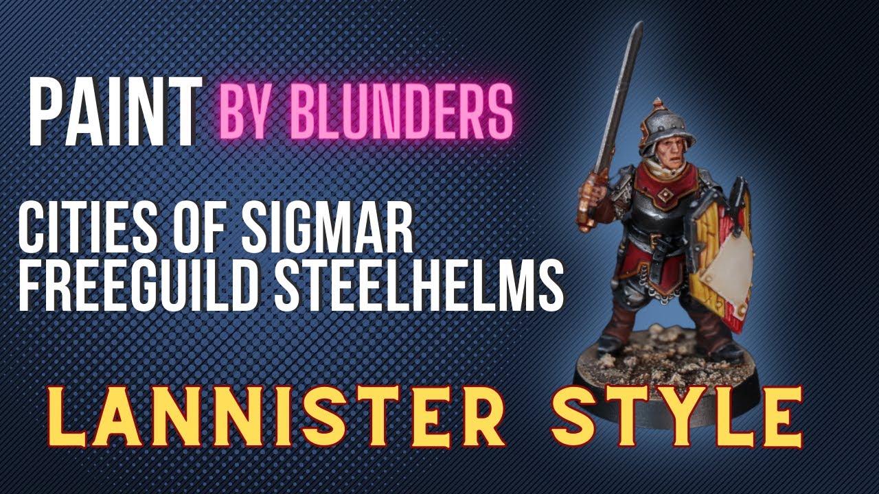 How to Paint: Cities Of Sigmar Freeguild Steelhelms - YouTube