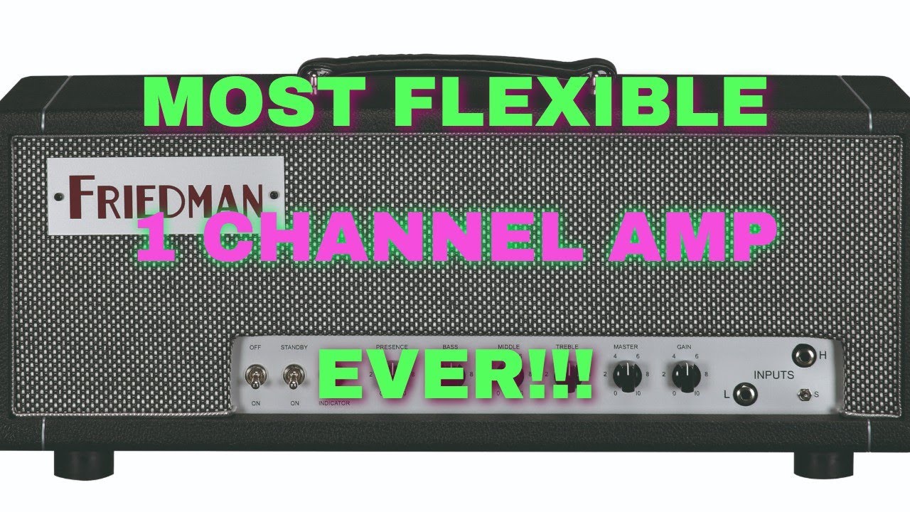The Most Flexible 1 Channel Guitar Amplifier Ever!!! - YouTube