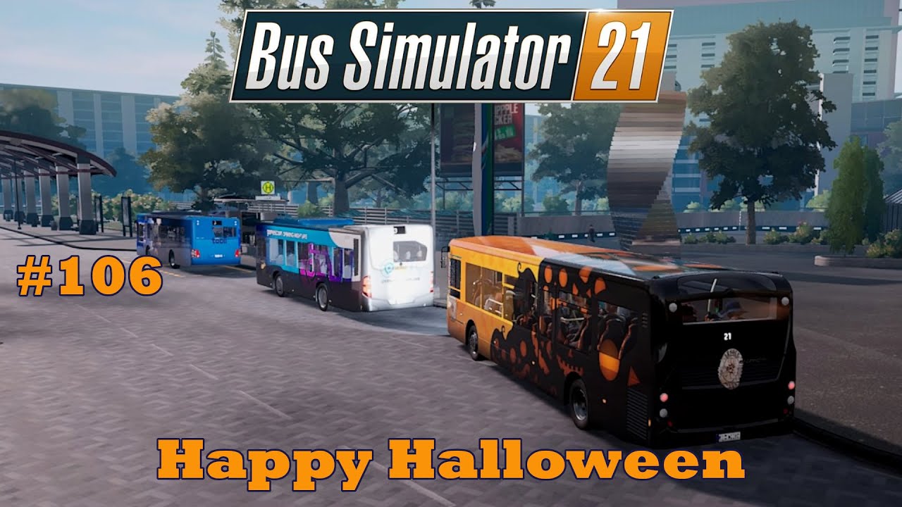 Let´s Play Bus Simulator 21 #106 | Happy Halloween | PS4 - YouTube