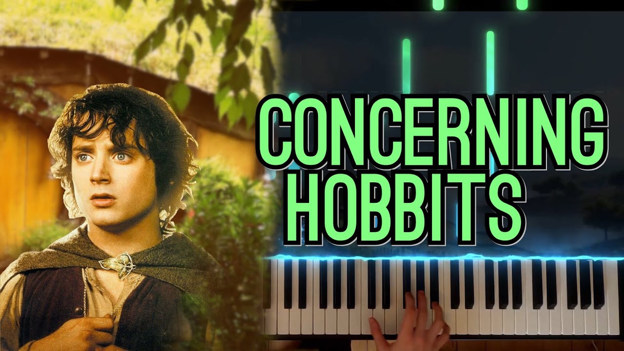 CONCERNING HOBBITS (piano cover) arr. Andrew Wrangell - YouTube